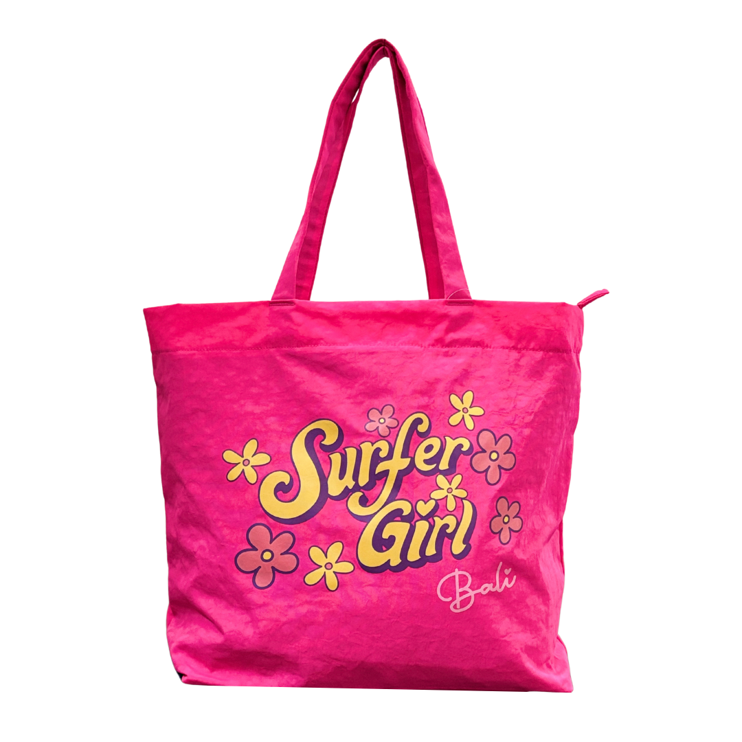 Bali Boheme Beach Bag Pink – Surfer Girl