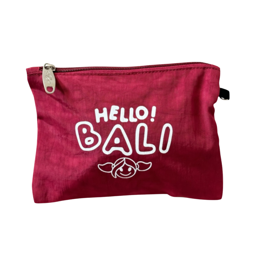 Hello Bali Pouch Maroon – Surfer Girl